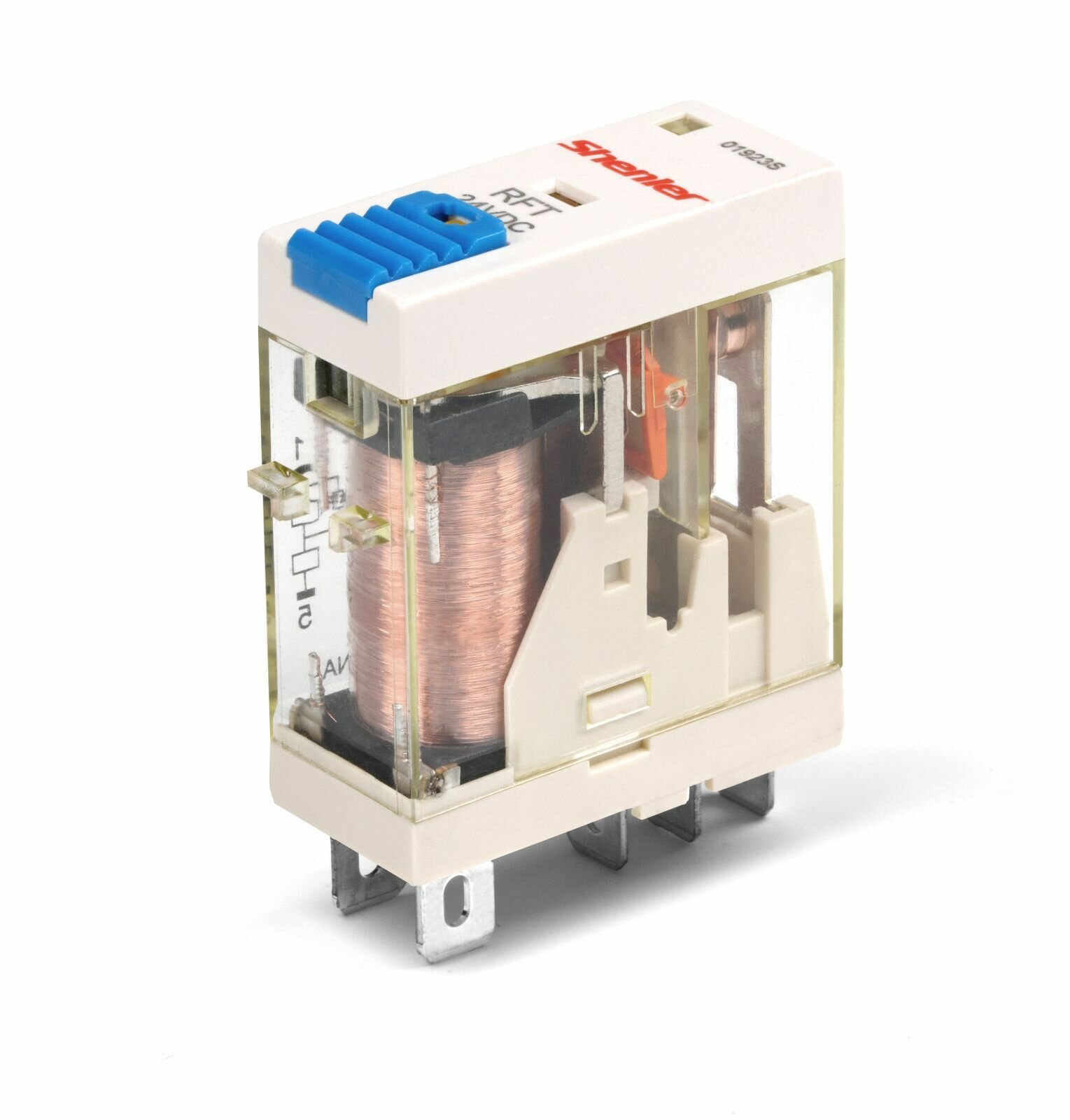 Реле промежуточное Shenler механическая индикация, тест-кнопка с блокировкой