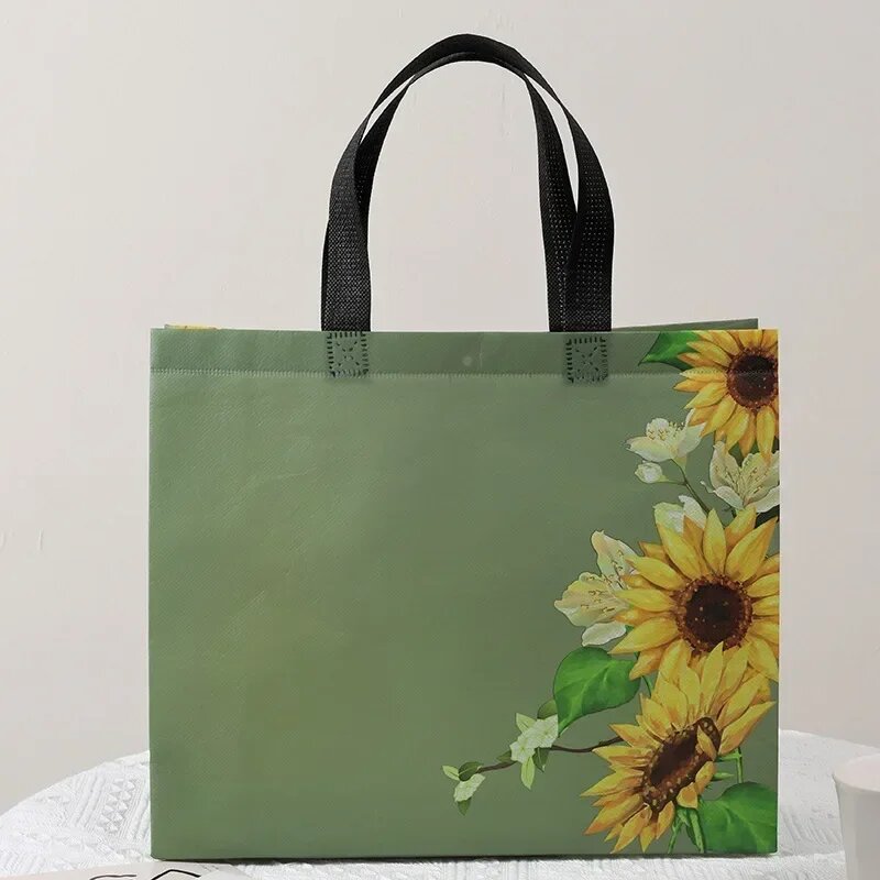 Набор мешков из нетканого материала Темно-зеленый, Style 002, 27x32x10cm