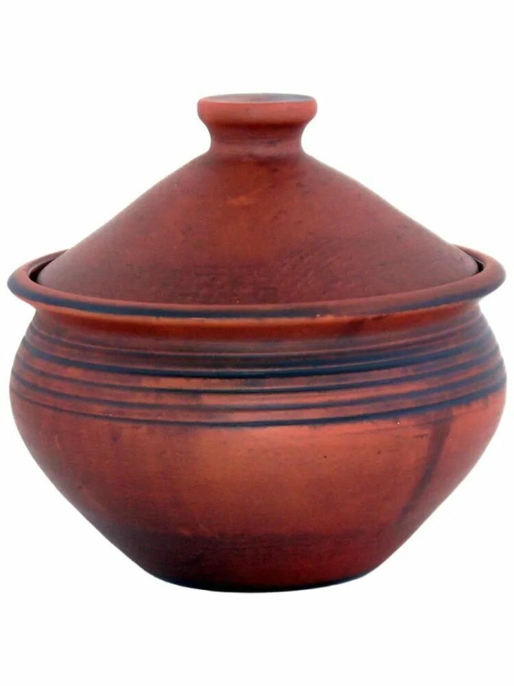 Горшочек для запекания, Миска с крышкой малая 15/8,5 + глазурь, глина, керамика, ручная работа