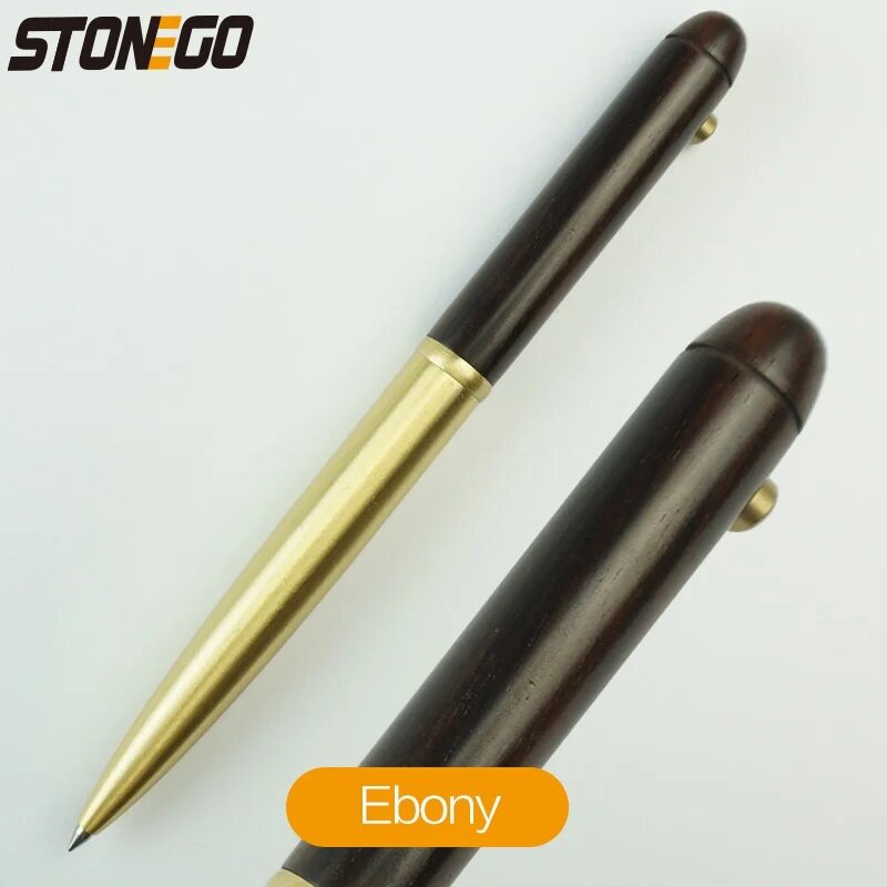Деревянная шариковая ручка STONEGO Ebony, 0,5 мм