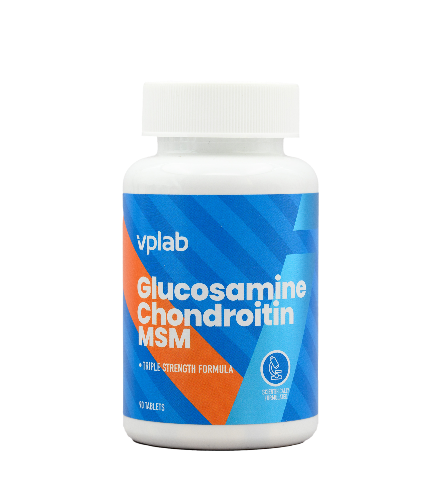 Комплекс Vp Lab Glucosamine, Chondroitin, MSM, для суставов и связок, 90 таб.