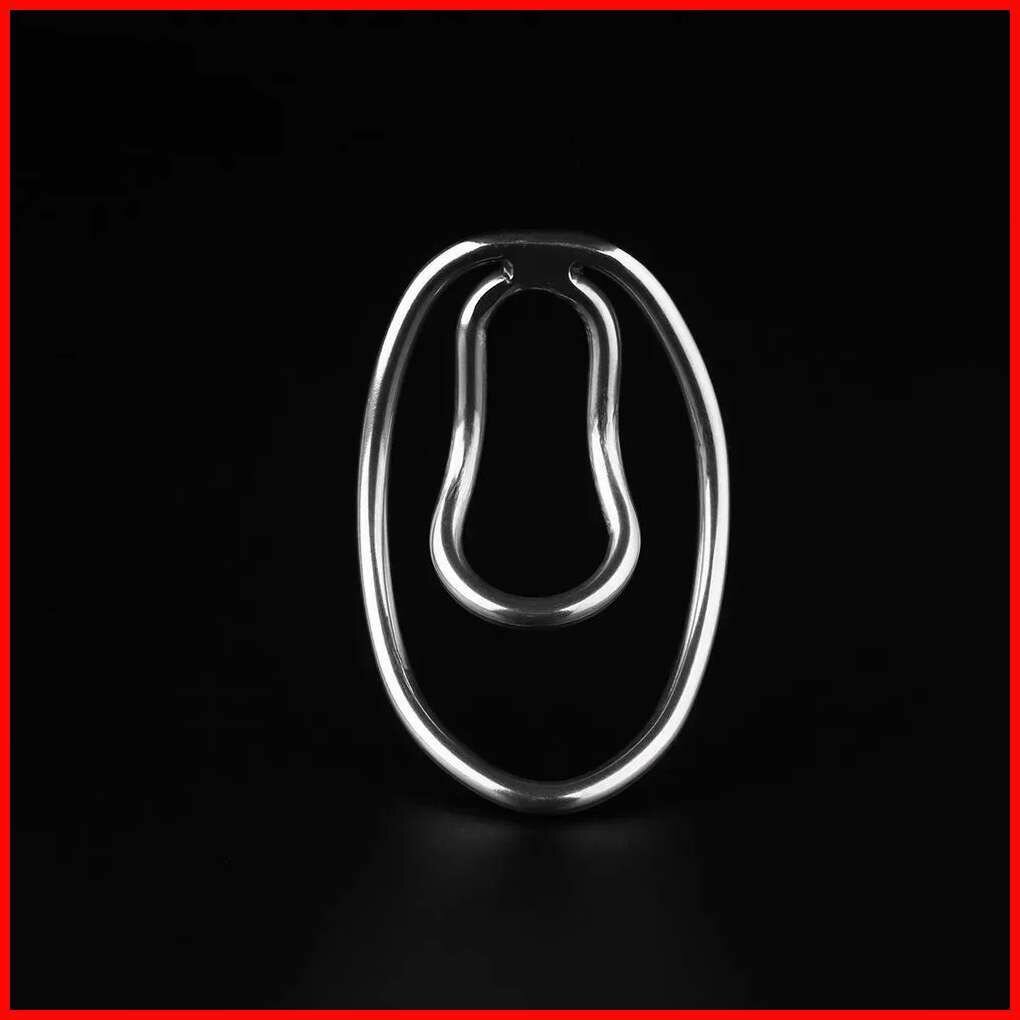 BDSM` Металлические аксессуары для мужчин | Кольца и клипсы с ажурным дизайном | Для тренировки и ограничения