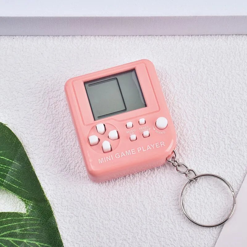 Игрушечный автомат "Тетрис", Мини, Брелок, Прозрачная панель,1 шт