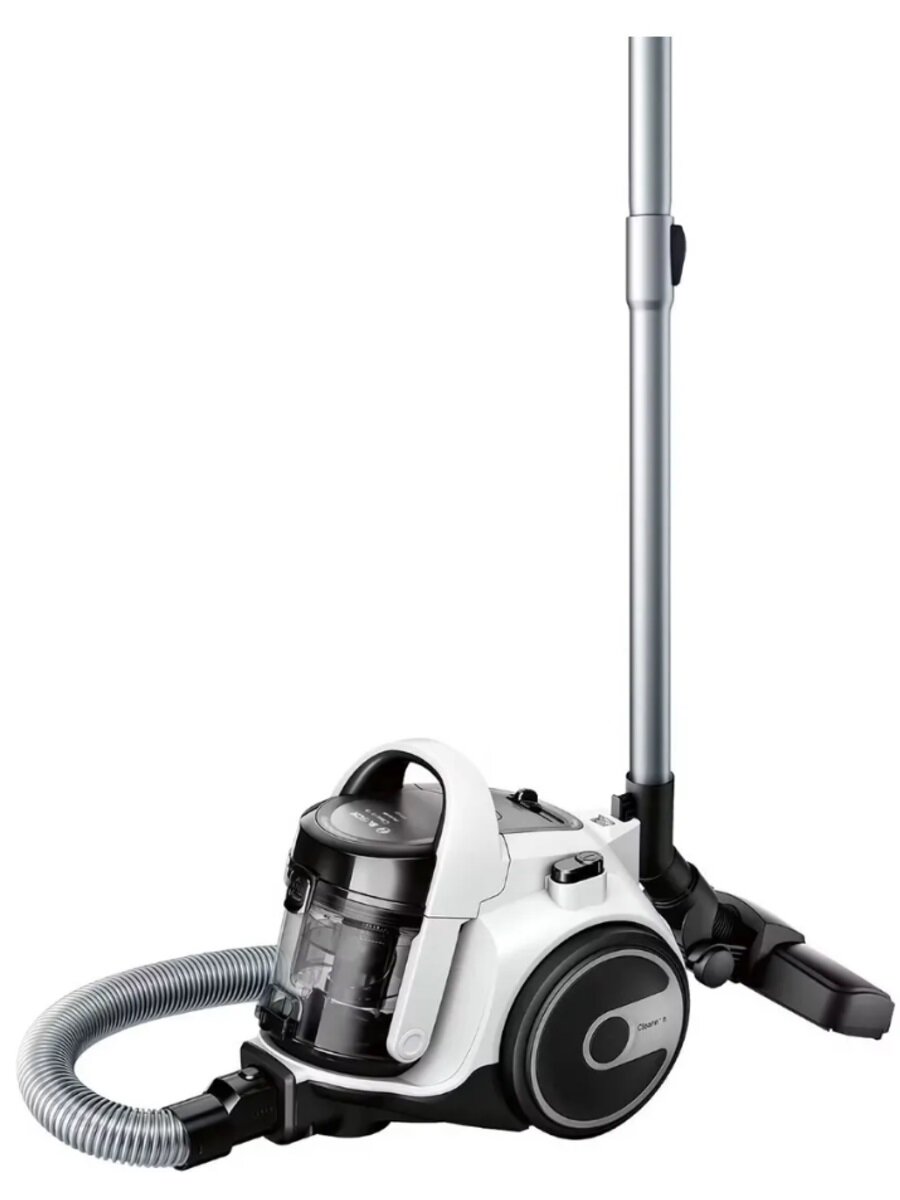 Пылесос Bosch Serie 2 BGS05A222 700Вт, контейнер 1,5 л, черный/белый