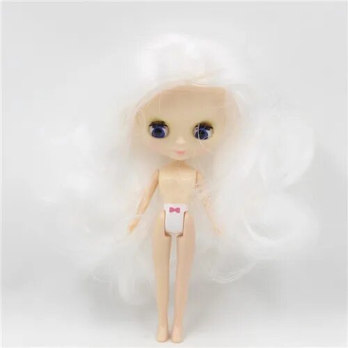 Мини кукла DBS Blyth white hair