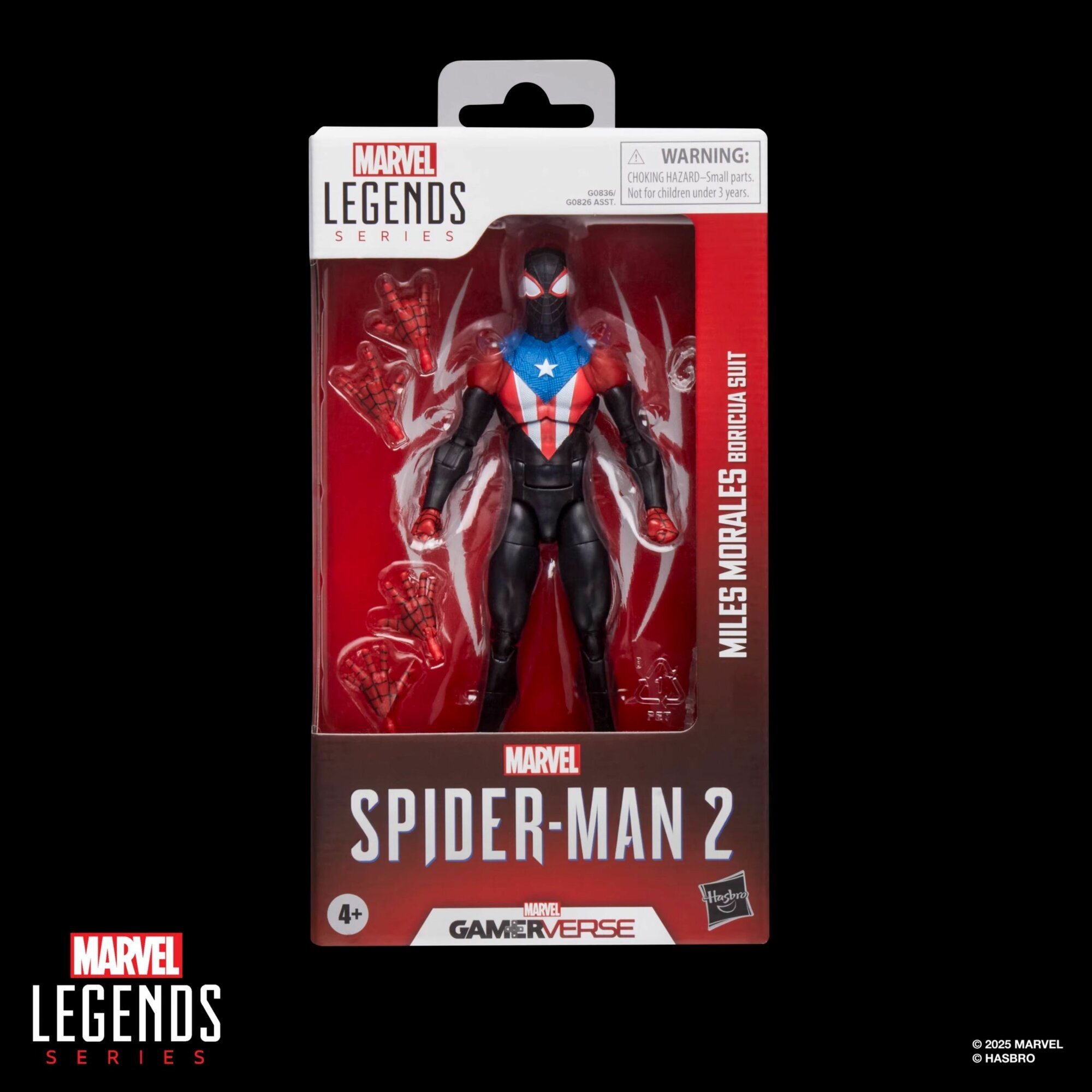 Marvel Legends, фигурка SPIDER-MAN 2 MILES MORALES BORICUA SUIT , подарок мальчику Hasbro.6 дюймов