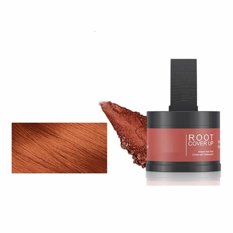 Тени для волос для маскировки корней, Красно-коричневый