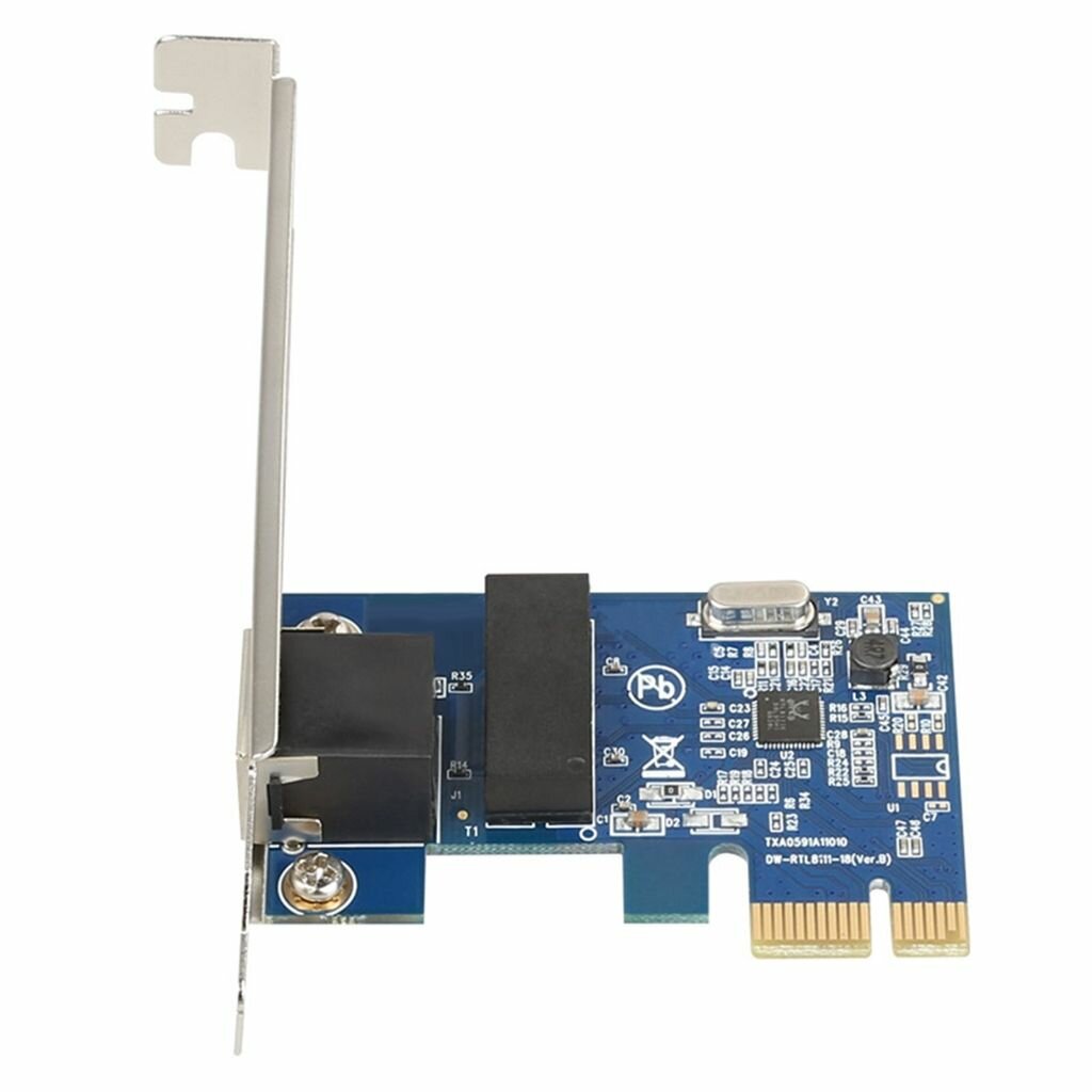 Гигабитная Сетевая карта RTL811 PCIE-Синий