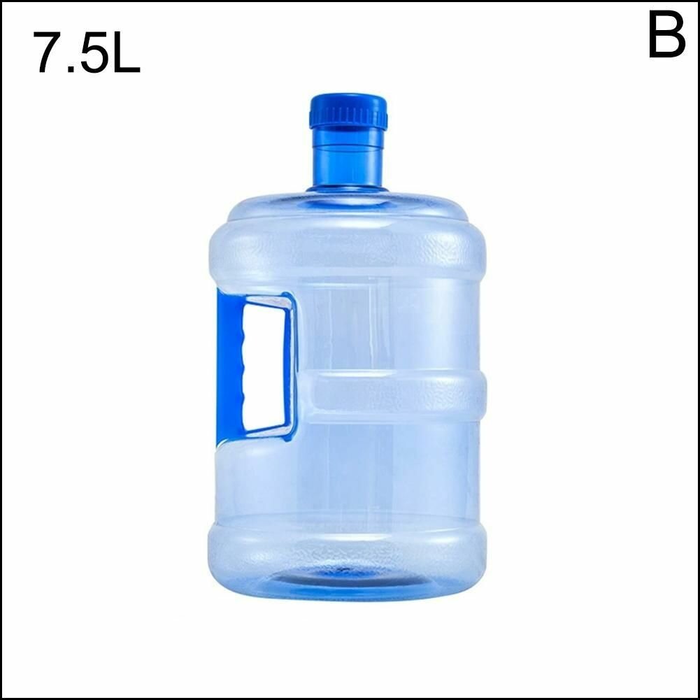 Эксклюзивная бутыль для кулера 5 литров, оснащенная удобной ручкой, изготовлена из сверхпрочного пластика