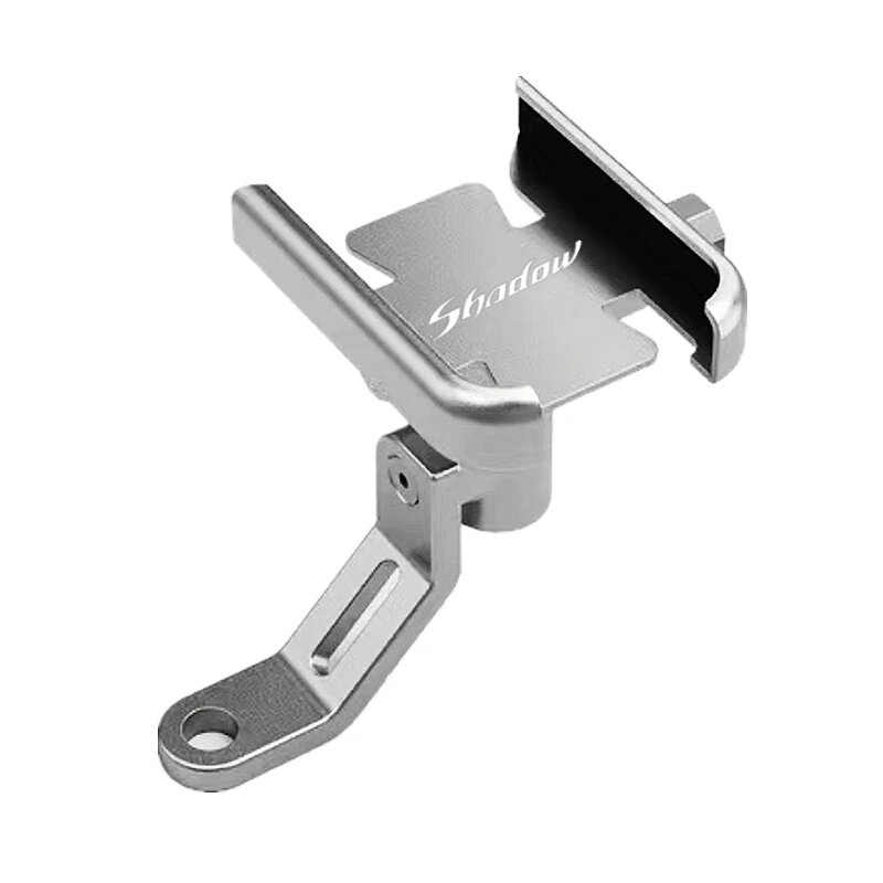 Для Honda Shadow VT 400 600 750 1100 VT400 VT600 1300 аксессуары для Руля Мотоцикла Штатив для GPS Серебряный, Mirror Holder Silver