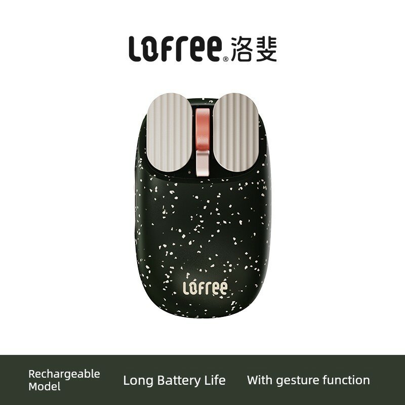 LOFREE Lofei красный чай с молоком розовое золото мышь картофельные чипсы беспроводной Bluetooth павлин серебро чернила