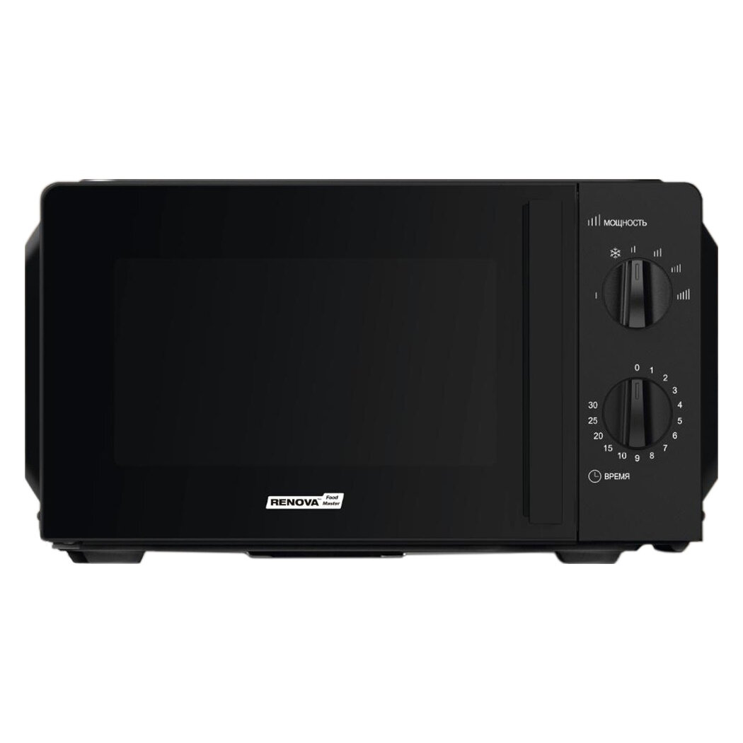 Микроволновая печь Renova MMS-20B2 1100 Вт, мощность микроволн 700 Вт, 20 л