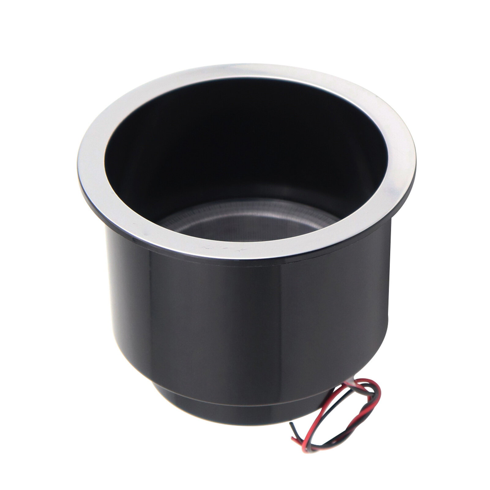 LED Plastic Cup Holder, LED Light Drink Cup Holder для морского катера автомобиля грузовика RV яхты, синий, материал пластик, напряжение LED DC 12V, диаметр установки 93mm, размер 110*86mm, вес упаковки 112g, 1 шт.
