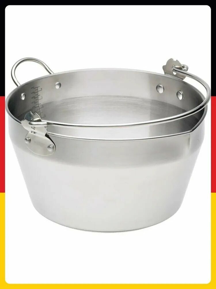 KitchenCraft Таз для варки варенья, Нержавеющая сталь, 9 л