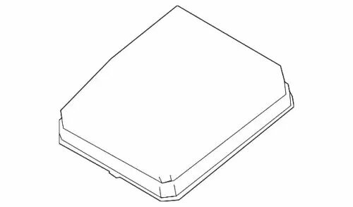 Крышка корпуса блока реле