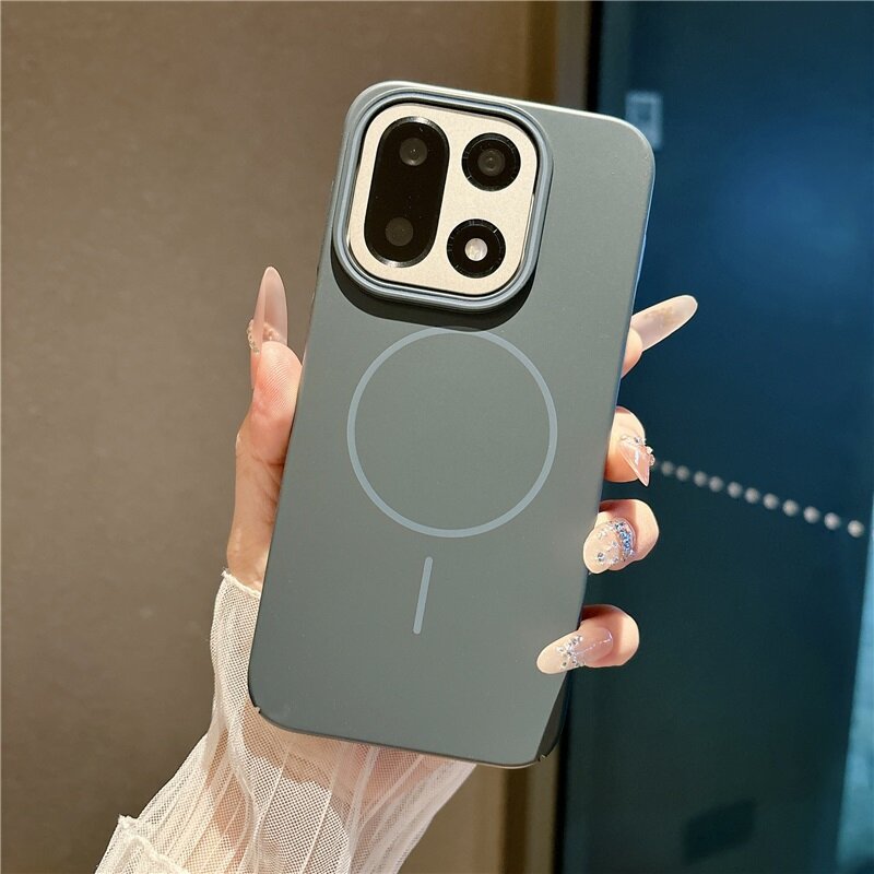 Чехол Для OnePlus 15/Оне Плас 15, soft touch, чехол-кардиомонитор, поликарбонат (PC), защита камеры, ударопрочный, усиленные углы, OnePlus, OnePlus 15, dark gray,