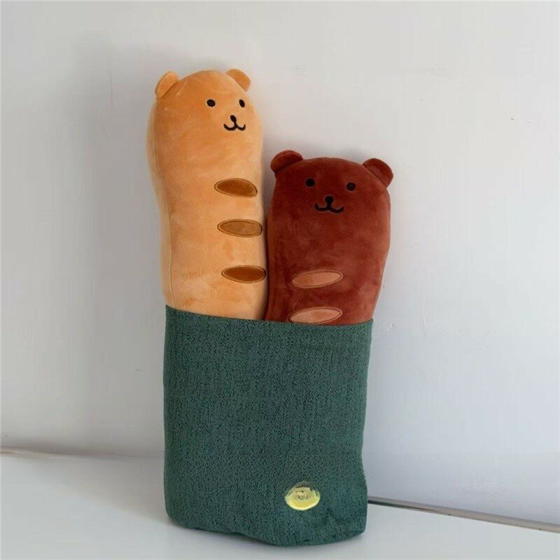 Fun snack pattern plush for car seat travel comfort with soft cover