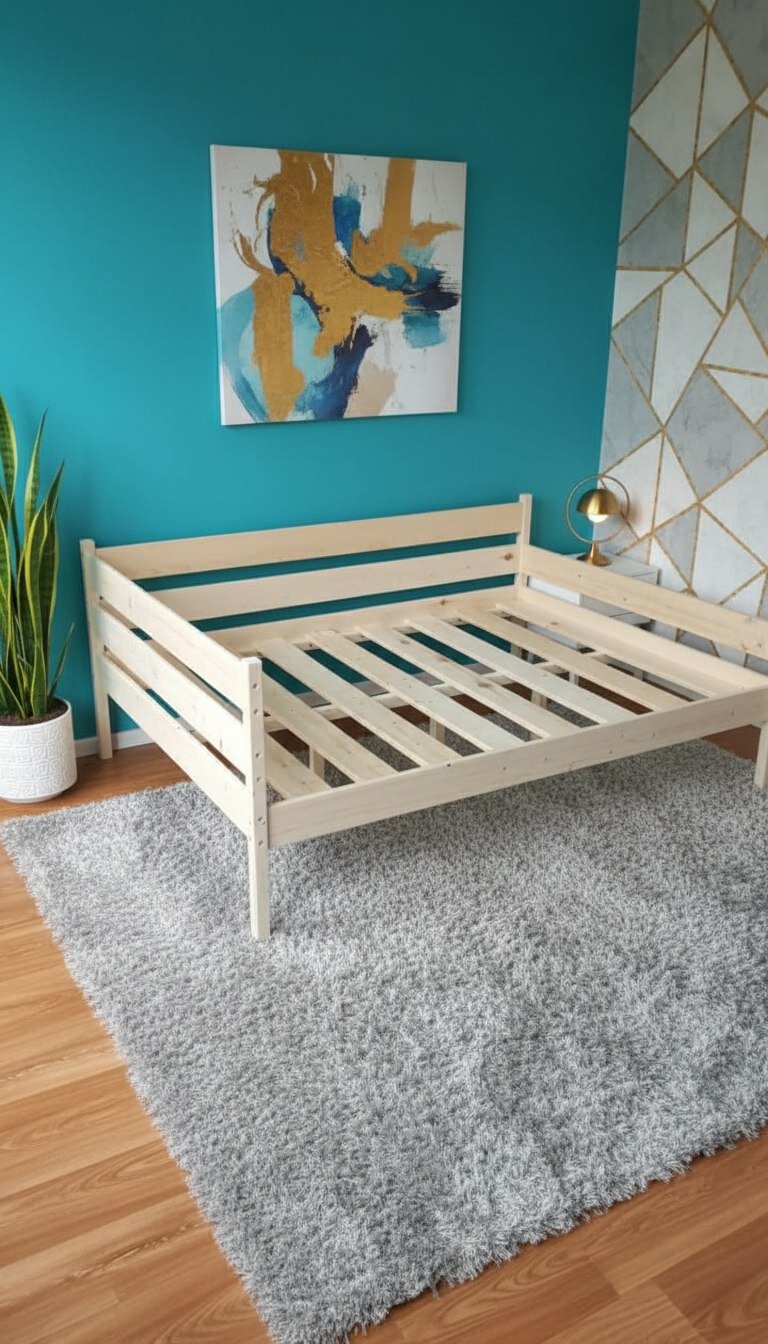 Кровать двуспальная из массива софа 190/140