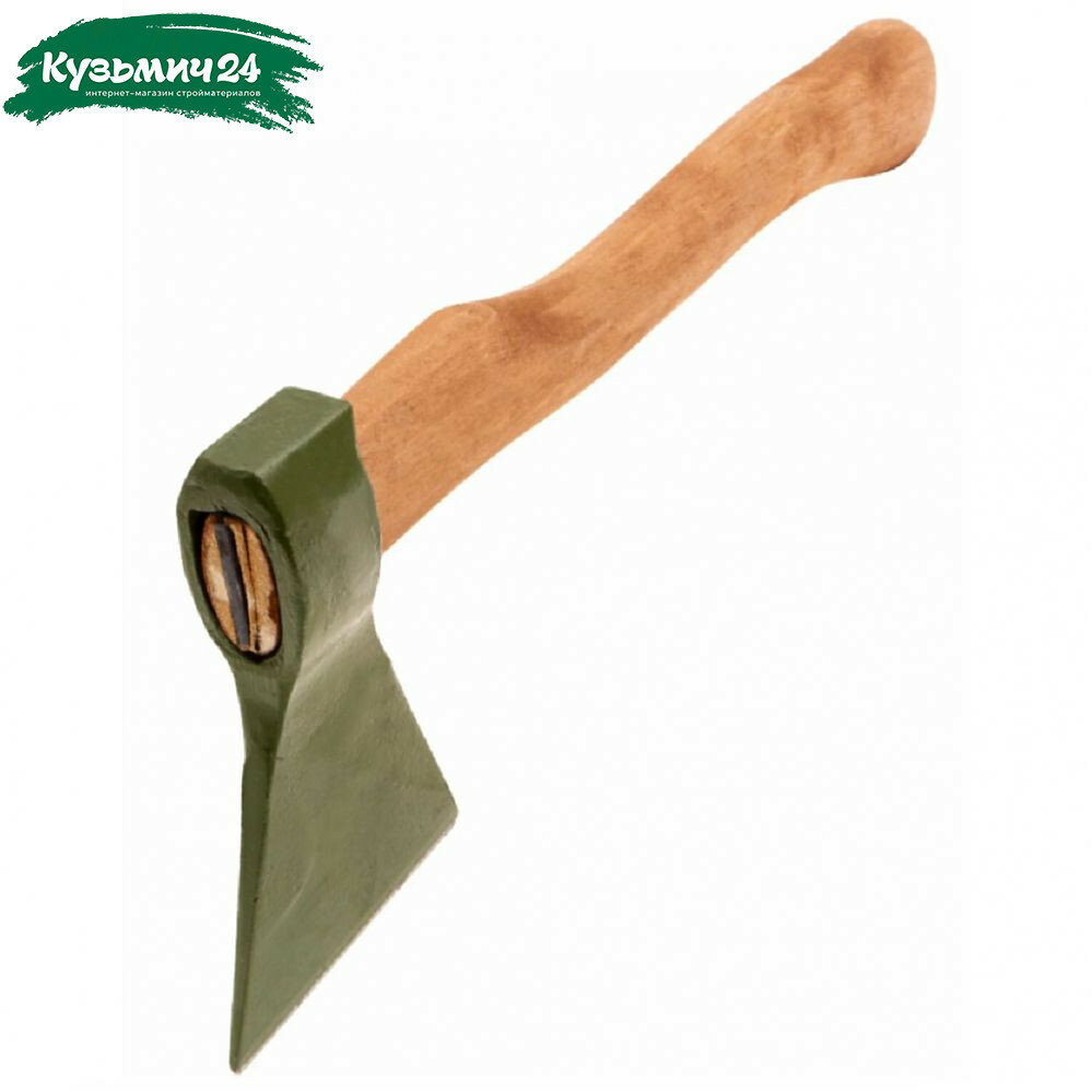 Топор кованый Сибртех 21608, в сборе, деревянное топорище, Б2, 400 мм, 800/1050 г