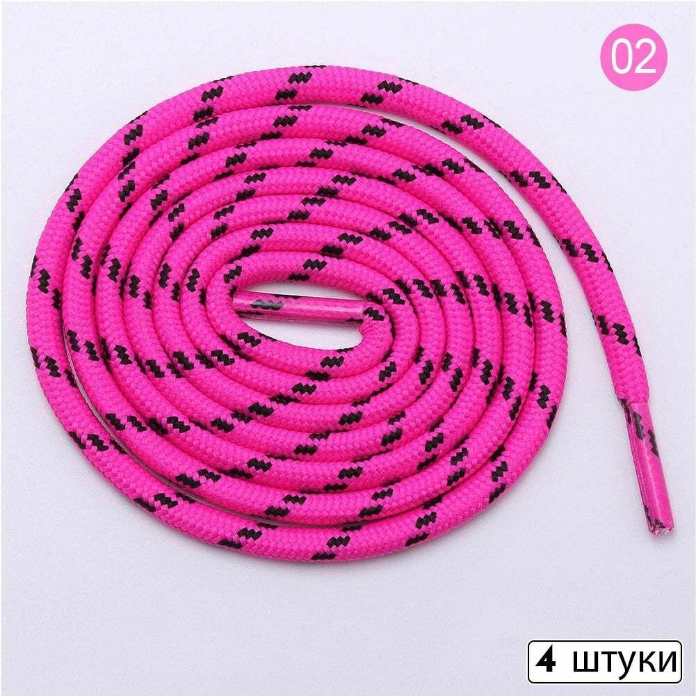 4 шт. Шнурки,50, Красная роза, рубиновый