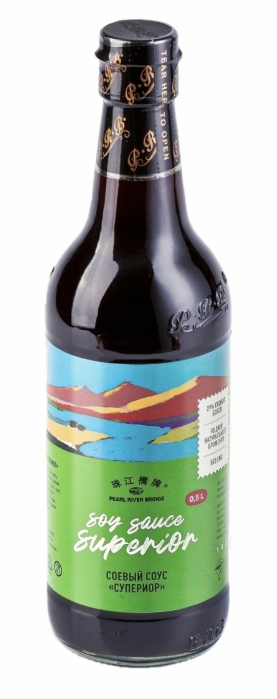 Натуральный светлый соевый соус "супериор" Pearl River Bridge, 500мл