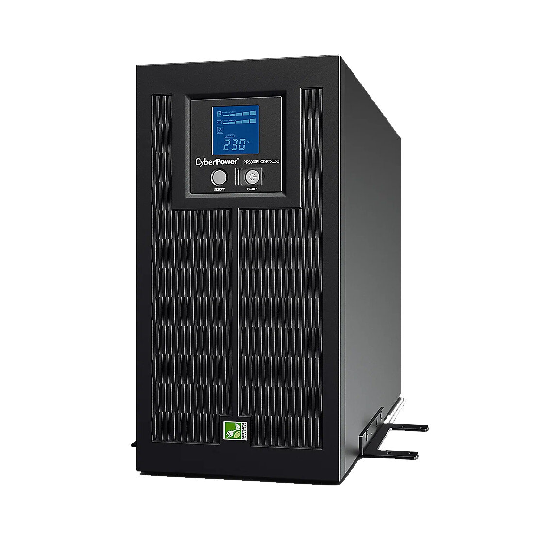 ИБП CyberPower PR6000ELCDRTXL5U, линейно-интерактивный, 6000 ВА/4500 Вт, ЖК-дисплей, черный