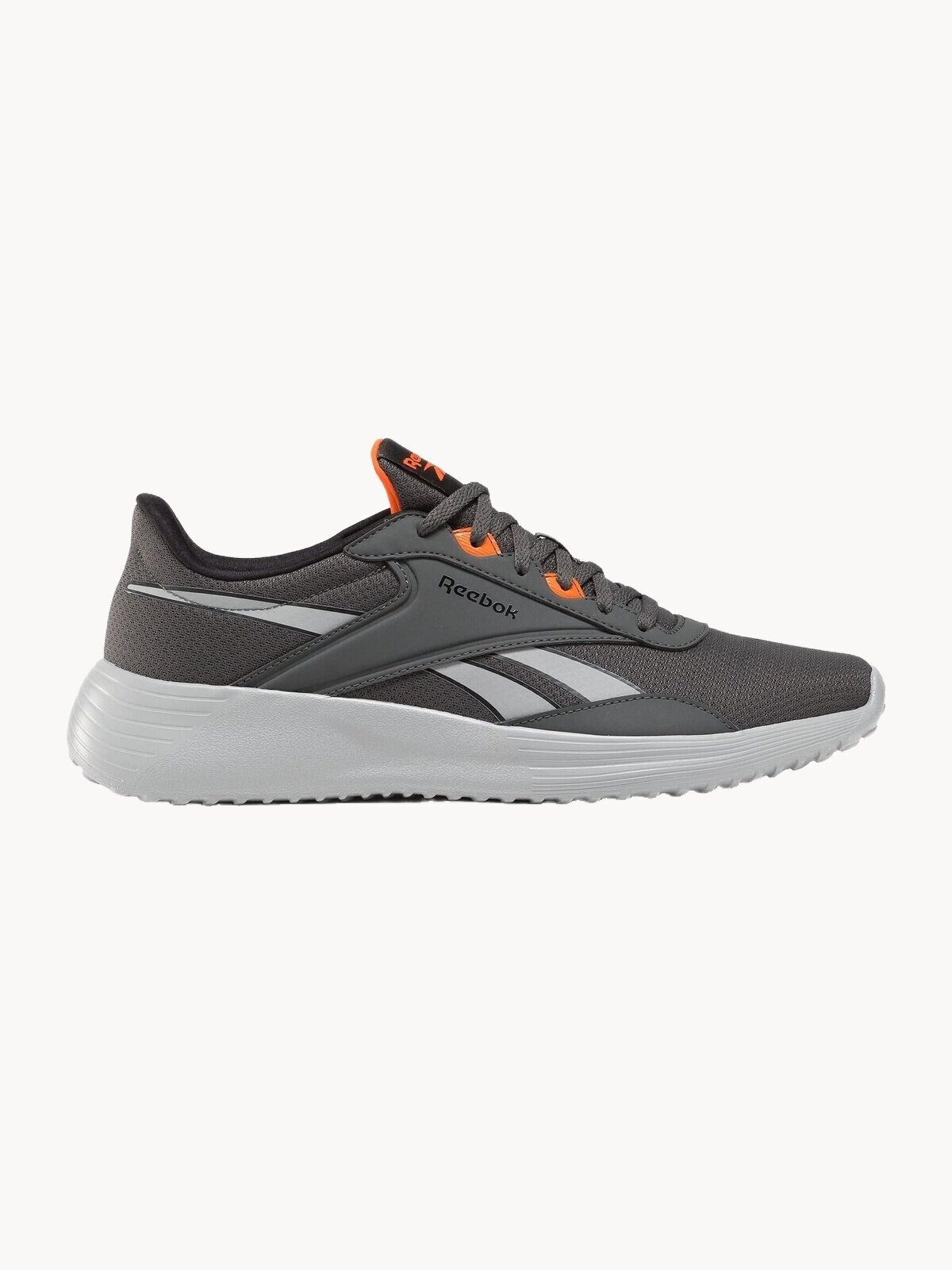 Кроссовки Reebok Lite 4, размер 12,5 US, серый/серый/оранжевый