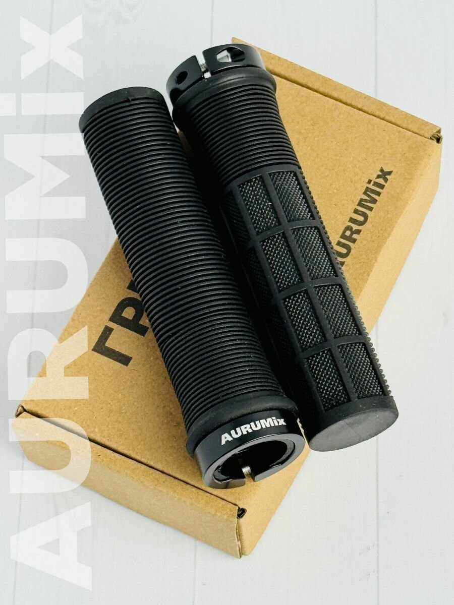 Грипсы AURUMix GRIP Lock 135 мм - Black