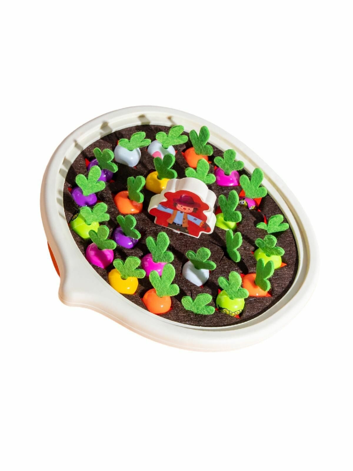 Сортер, Настольная игрушка "Потяни Редиску"-Pull Radish