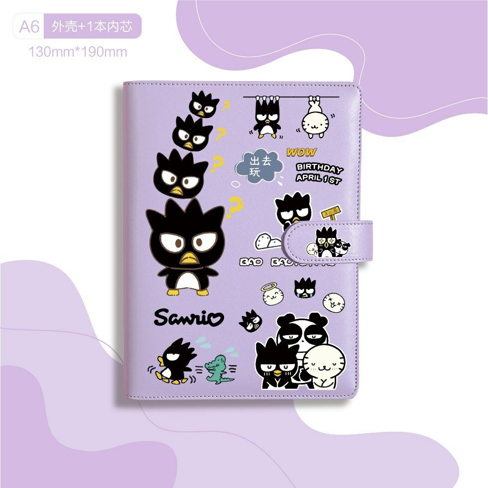 Блокнот Sanrio Kuromi Cinnamoroll, мультяшный, милый дневник для девочек, высококачественный стиль Ins, Pochacco