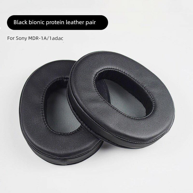 Черные кожаные наушники из белковой кожи замена для Sony MDR-1A/1Adac Bluetooth наушников