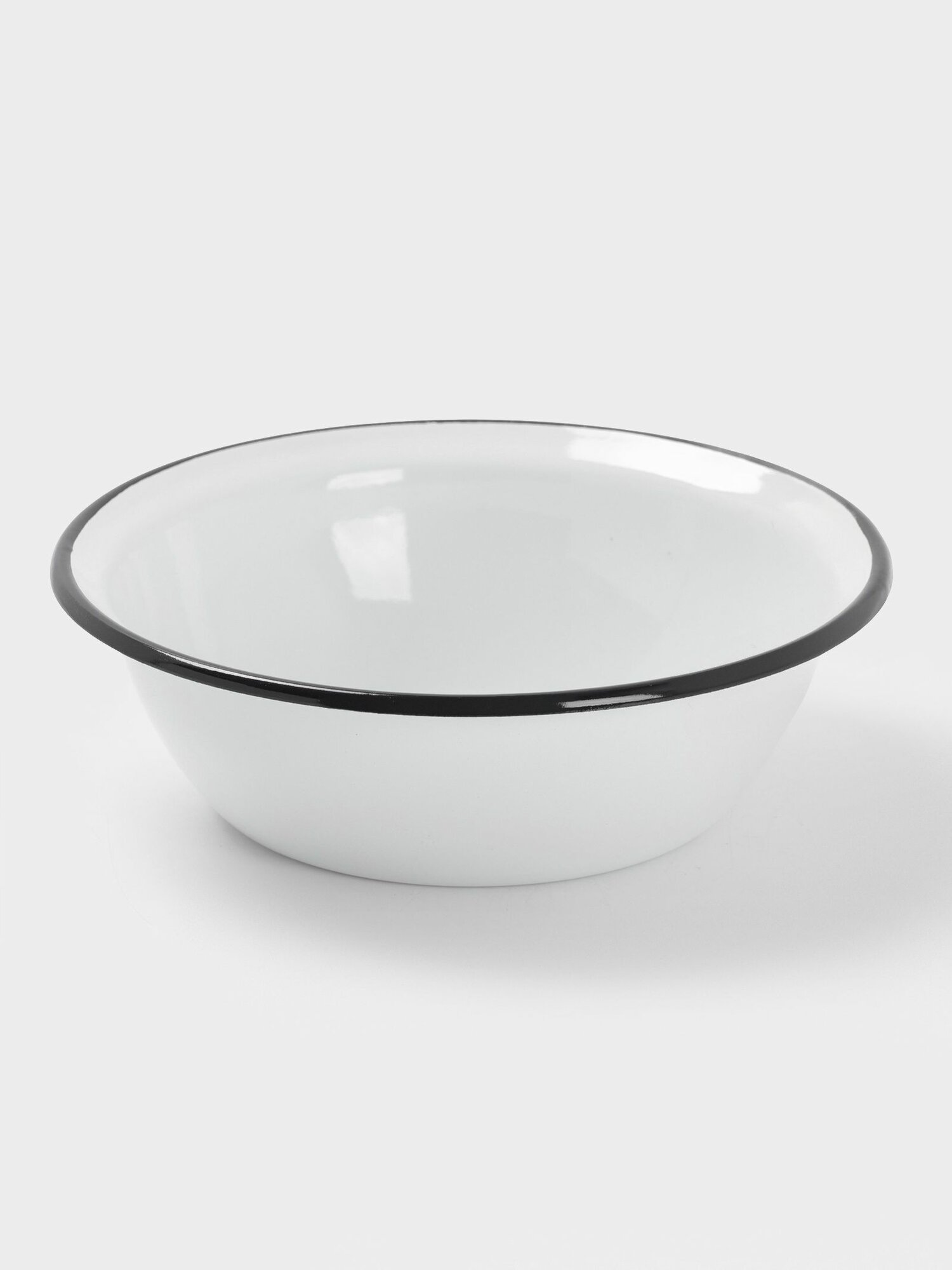 Миска для кухни эмалированная, 1 литр, белая