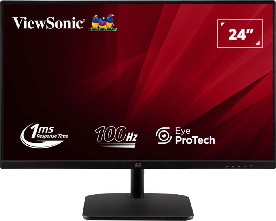 Монитор ViewSonic 23.8" VA2432-MHD-3 черный IPS LED 16:9 HDM