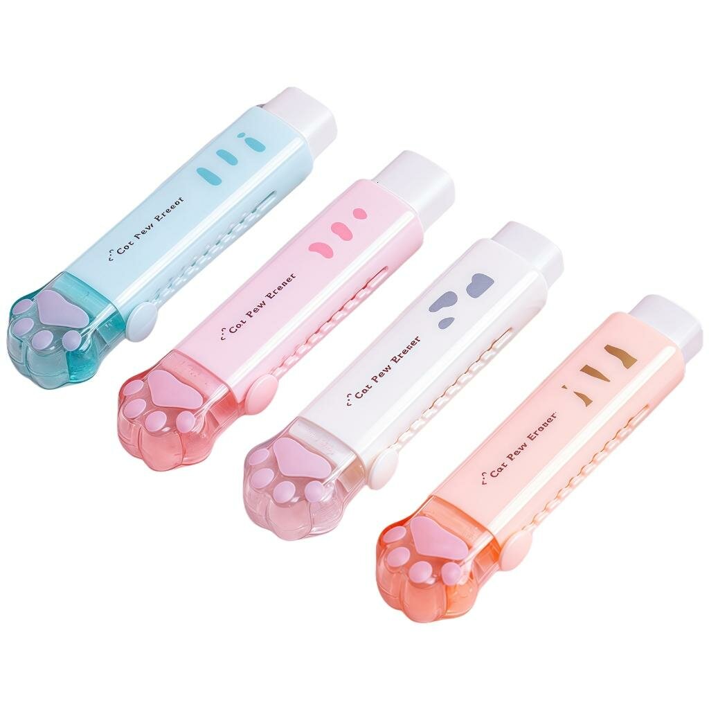 Ластики-карандаши с когтями котенка