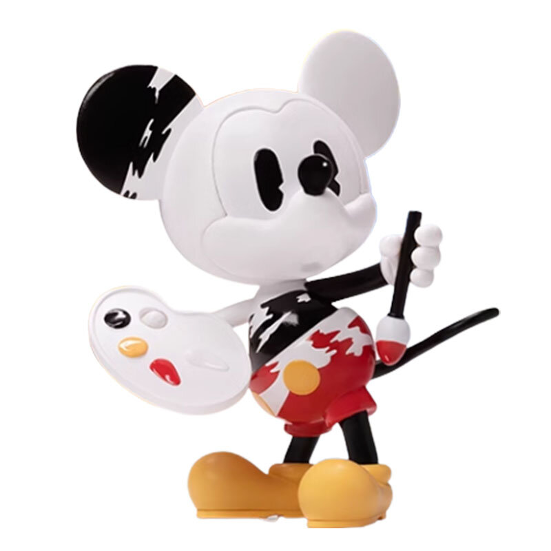 Коллекционные фигурки унисекс POP MART Disney 100 Mickey Mouse Curious Infinity, Confirmed-Gypsum Fibrosum Mickey Mouse (Open)