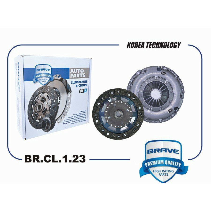 BRAVE BRCL123 Сцепление в сборе [корзина+диск] Ford Focus-II 2.0 16V Duratec