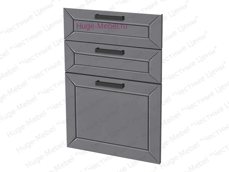 Кухонный фасад Ф-33 холст вулкан (Альфа) Huge Mebel . Ширина 496 Высота 702. Кухонные фасады