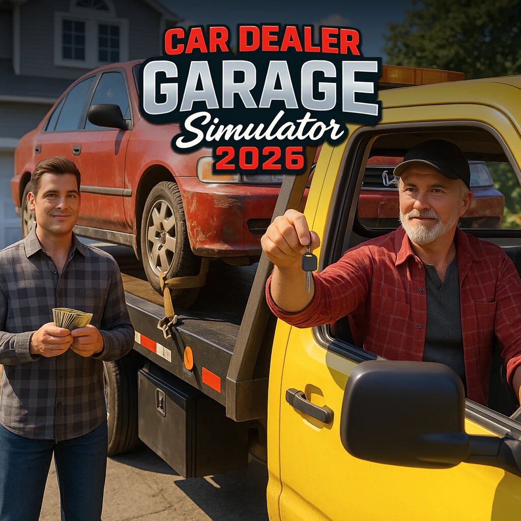 Игра Car Dealer Garage Simulator 2026, цифровое издание PlayStation 4, регион Турция / код пополнения баланса