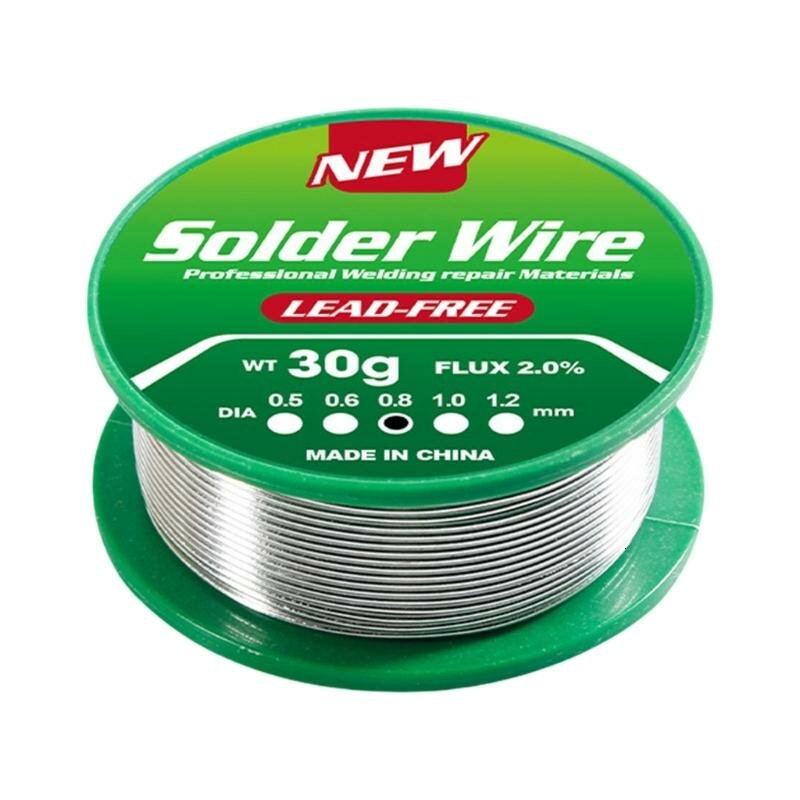 Бессвинцовый припой для электроники, 30g - 0.8mm