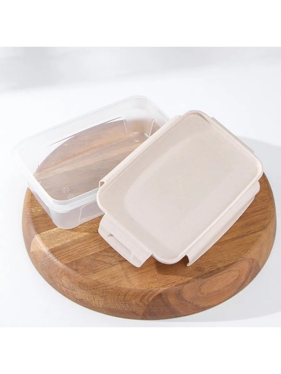 Пищевой контейнер с крышкой, 750 мл, прозрачный