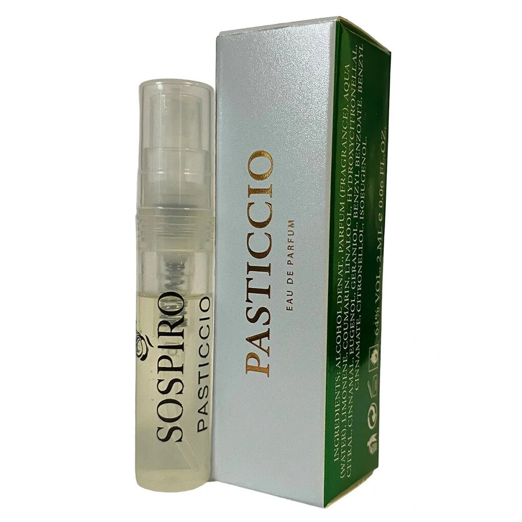Парфюмерная вода Xerjoff Sospiro Pasticcio миниатюра 2 мл / Пробник духов Ксерджофф Соспиро Пастичио
