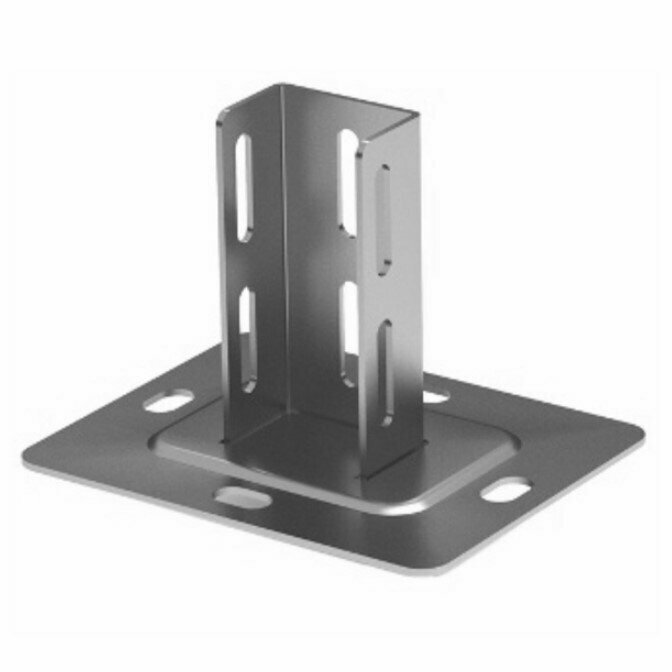 Кронштейн потолочный SSM BSF2901, сталь, U-профиль, светло-серый