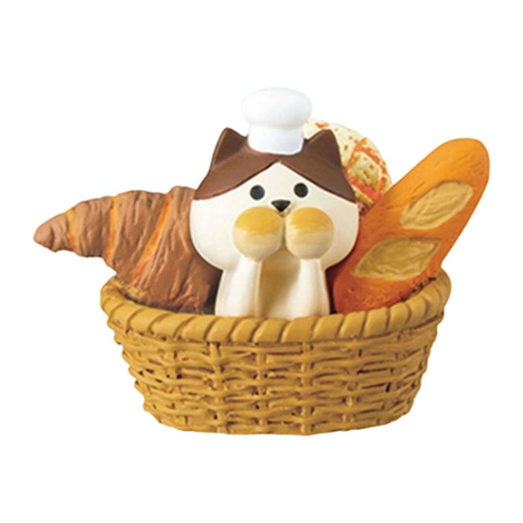 Магниты на холодильник, набор декоративных магнитов, Хлеб в корзиночках со смесью