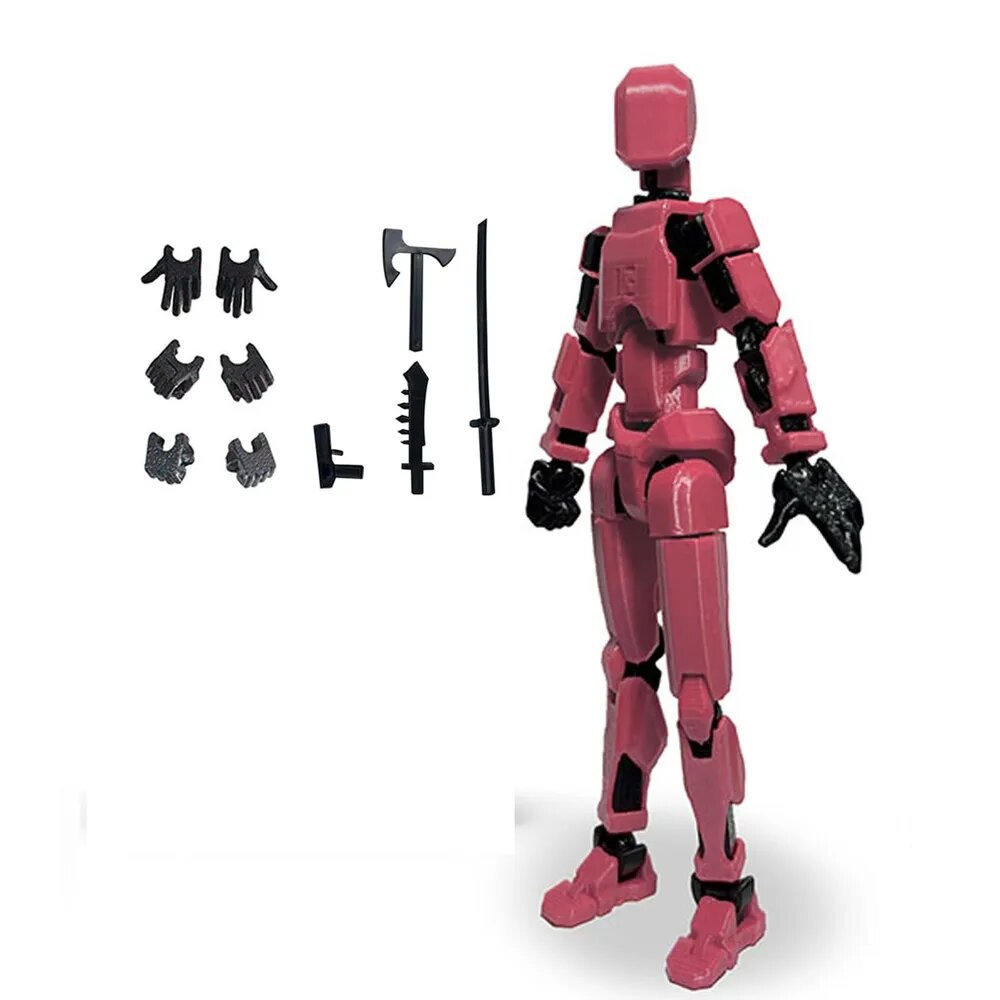 Многосуставной трансформируемый декомпрессионный манекен, 3D-печатная модель человеческого тела, игрушка