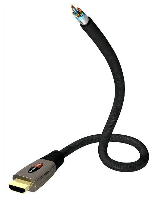 Кабель HDMI - HDMI Eagle Cable 10010007 DELUXE HDMI 0.75m черный
