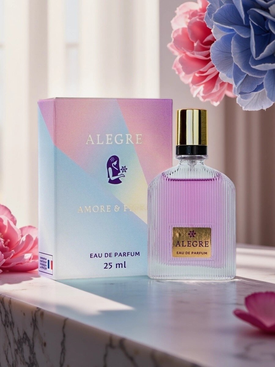 Delta parfum (Iren Adler). Туалетная вода женская Amore&Fiore Alegre, 25мл.