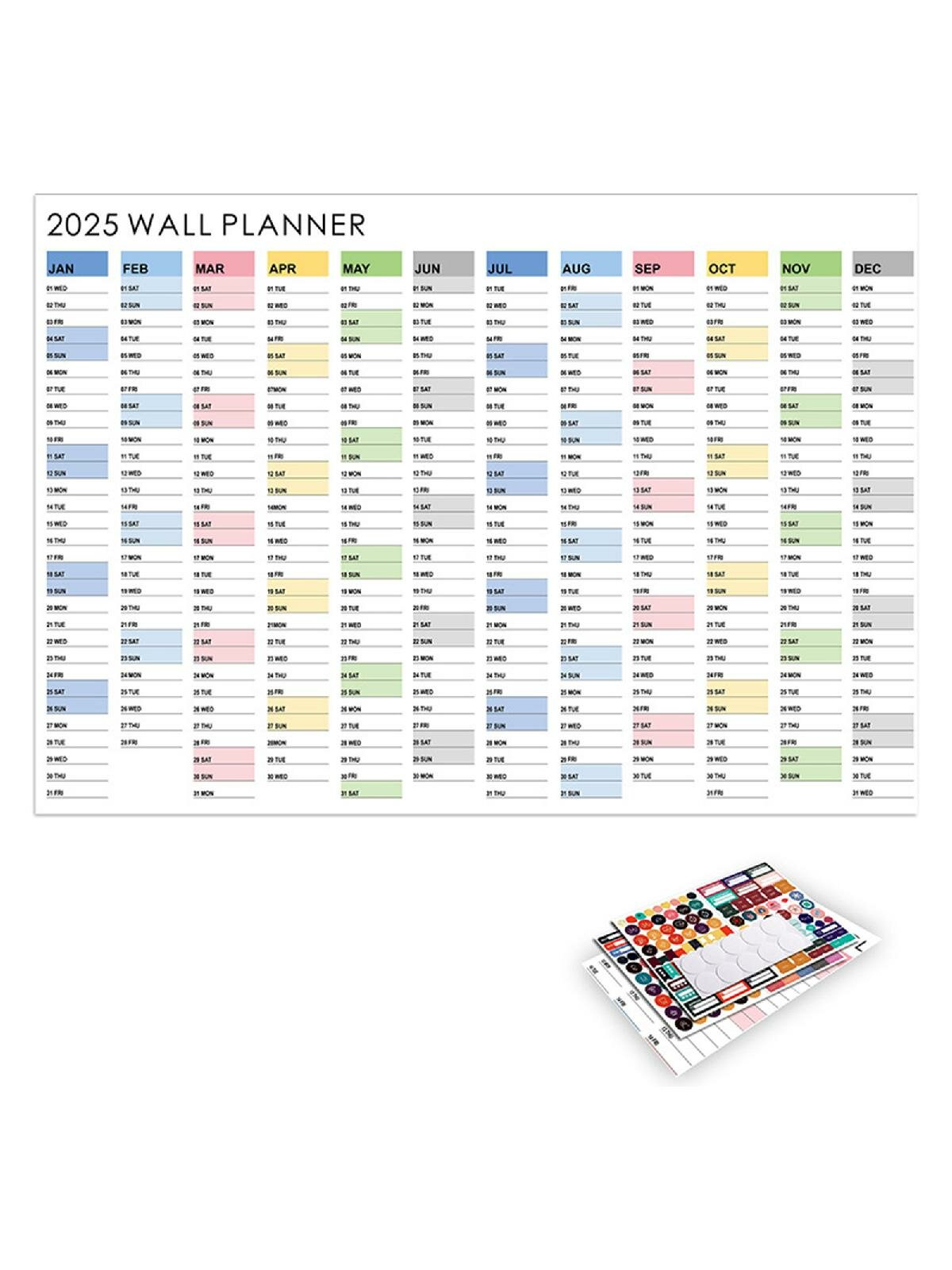 Настенный календарь на 2025 год, Подвесной календарь учебного года, Годовой календарь