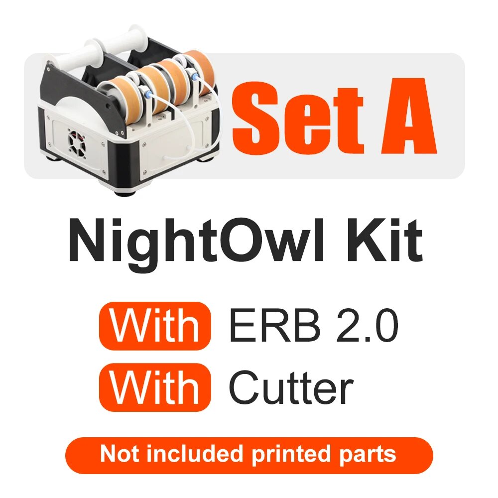 Экструдер Trianglelab NightOwl для Voron2.4 Trident A With ERB2.0 Cutter