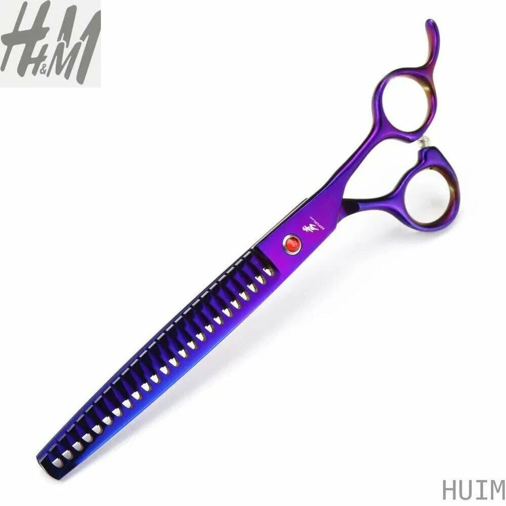 Ножницы для груминга KOMONDOR Violet KV-021, 7 дюймов филировочные