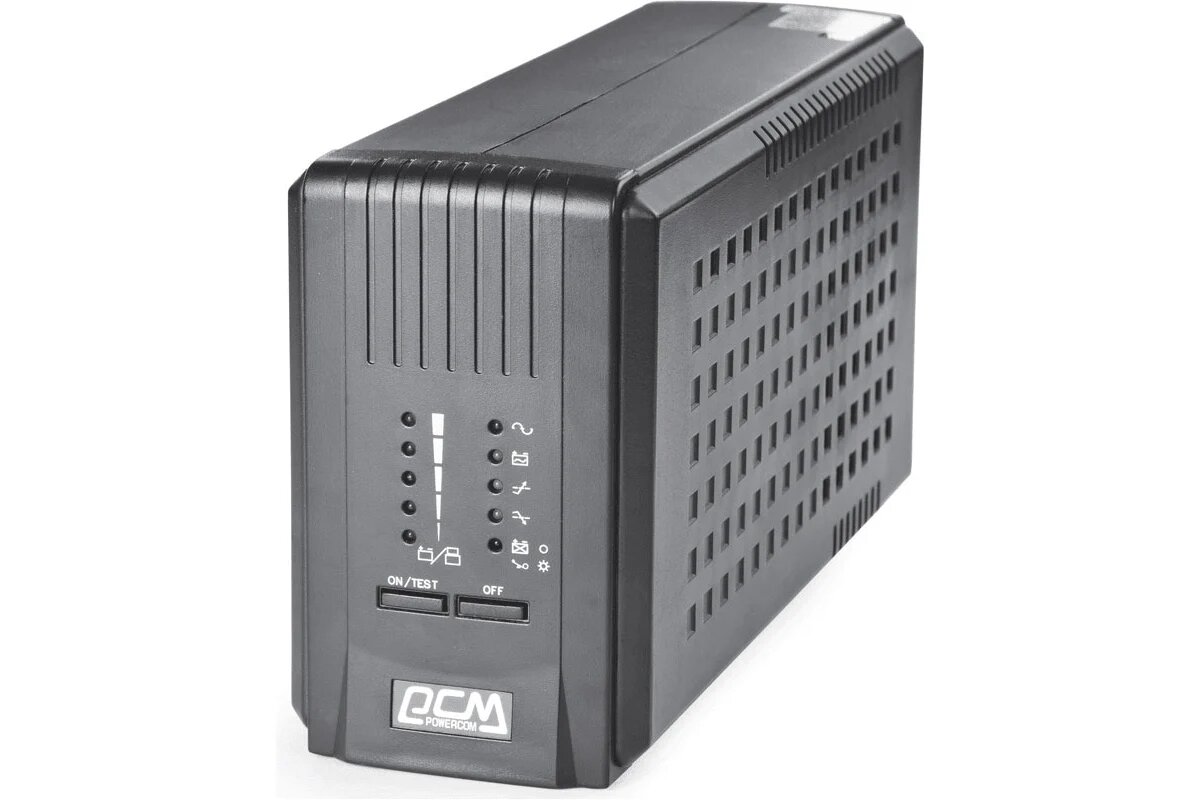 ИБП Powercom Smart King Pro (SPT-700-II) черный, линейно-интерактивный, 700ВА/560Вт, 155–300 В